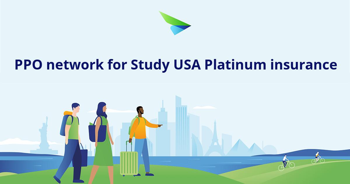 PPO network for Study USA Platinum insurance